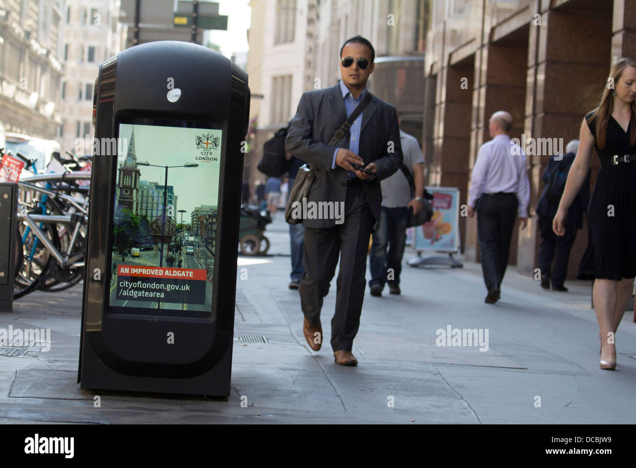 Smart bin london electronic hi-res stock photography and images - Alamy