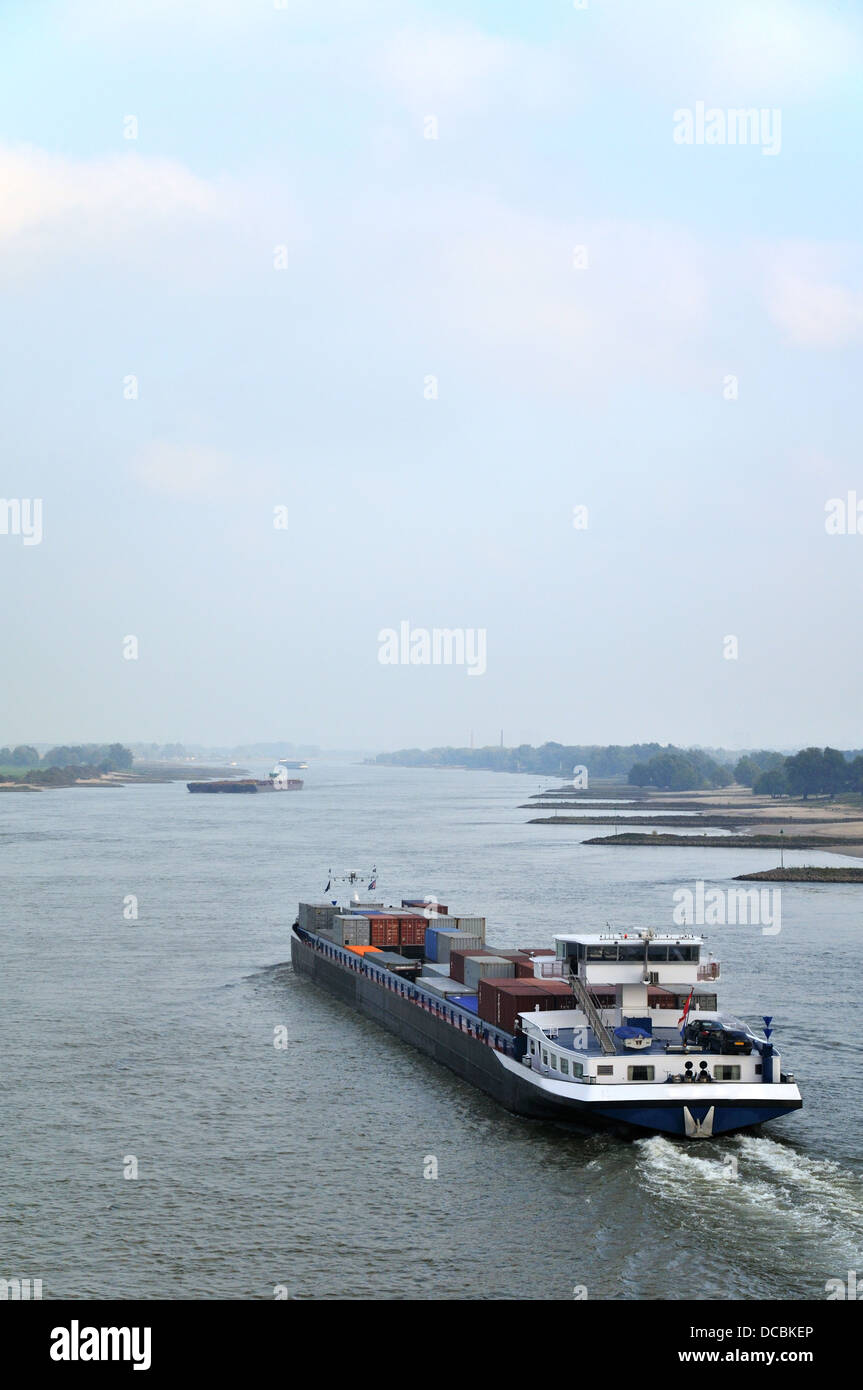 Cargo river boat hi-res stock photography and images - Alamy