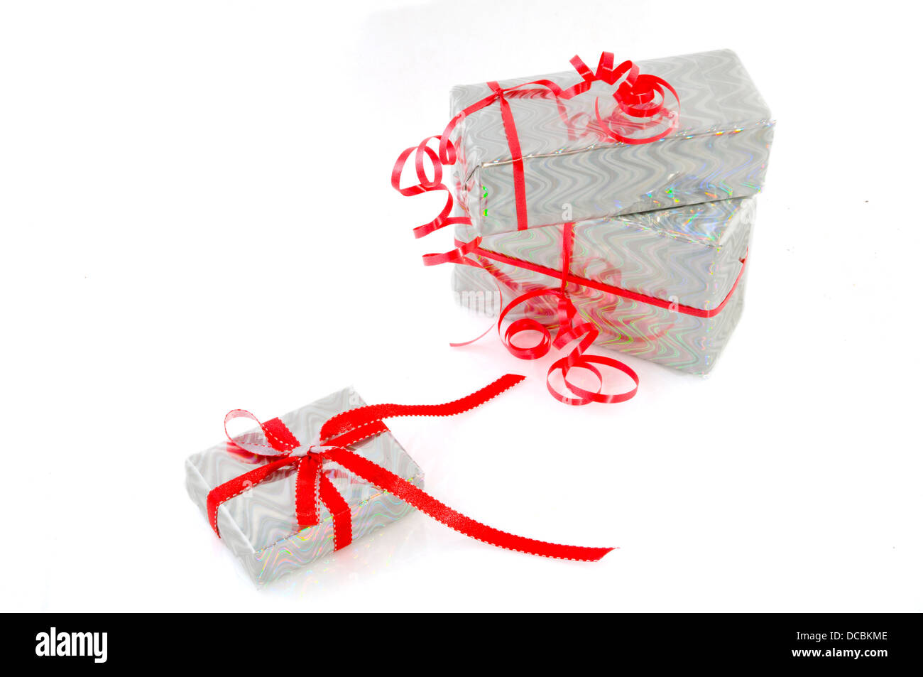 Ribbon silver hi-res stock photography and images - Alamy