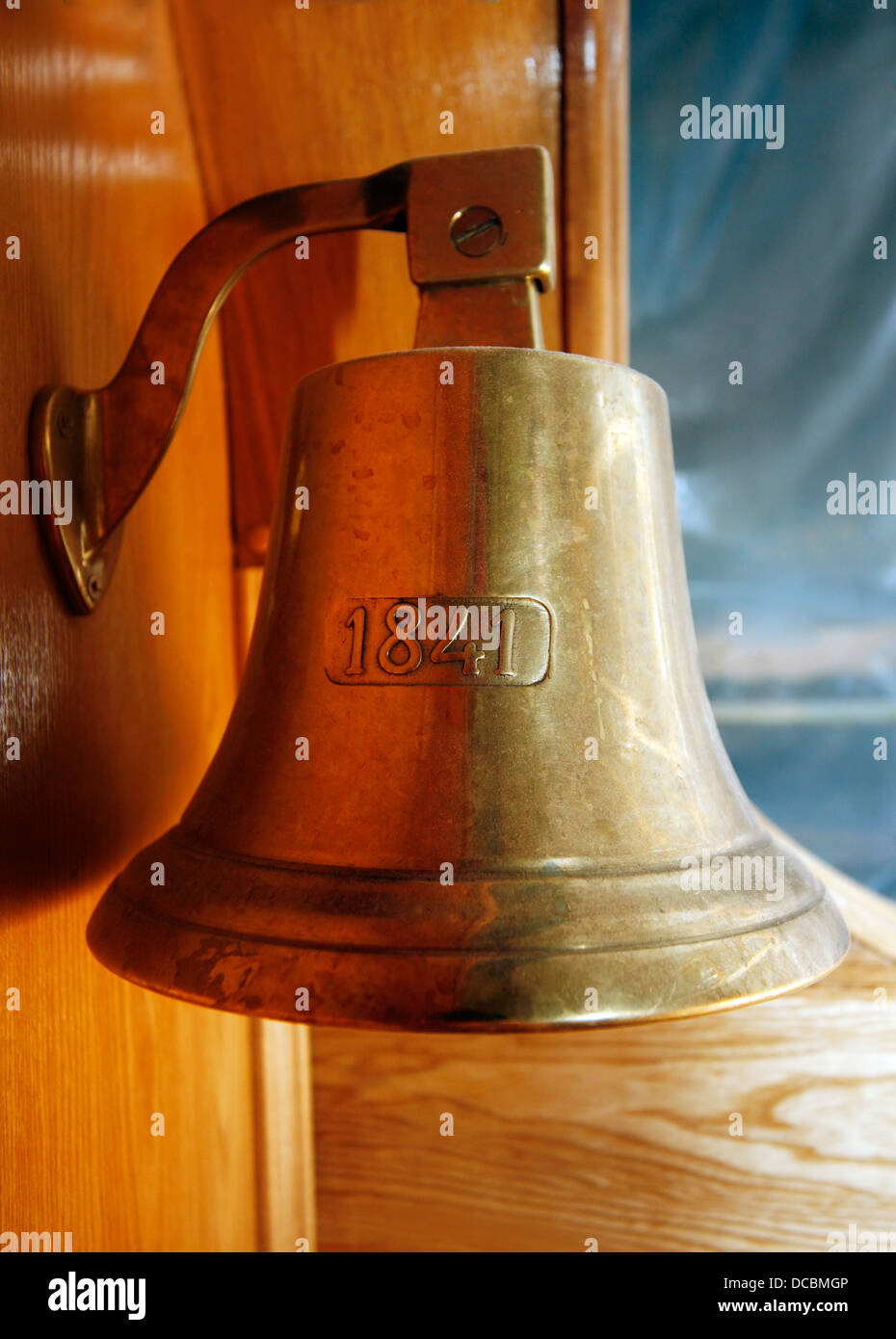 Old bronze ship bell hi-res stock photography and images - Alamy