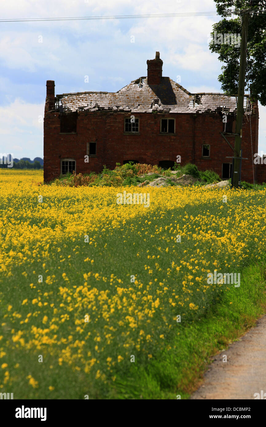 Empty buildings, Country File setting, back to the land, springtime ...