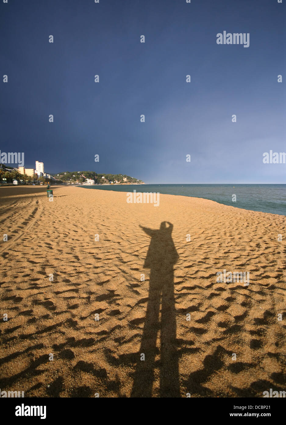 Shadow on sand Stock Photo - Alamy
