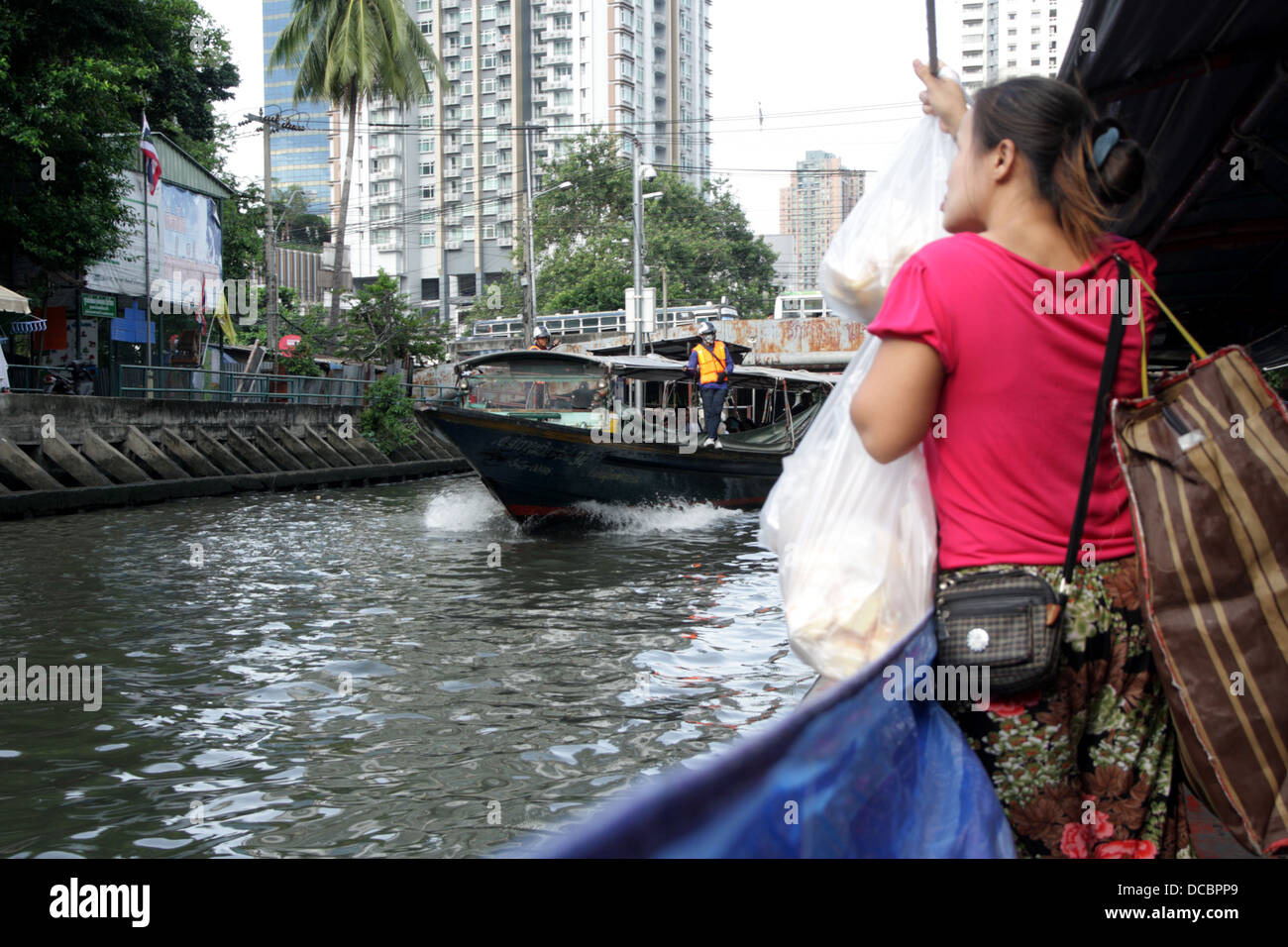 Khlong boat thailand hi-res stock photography and images - Alamy