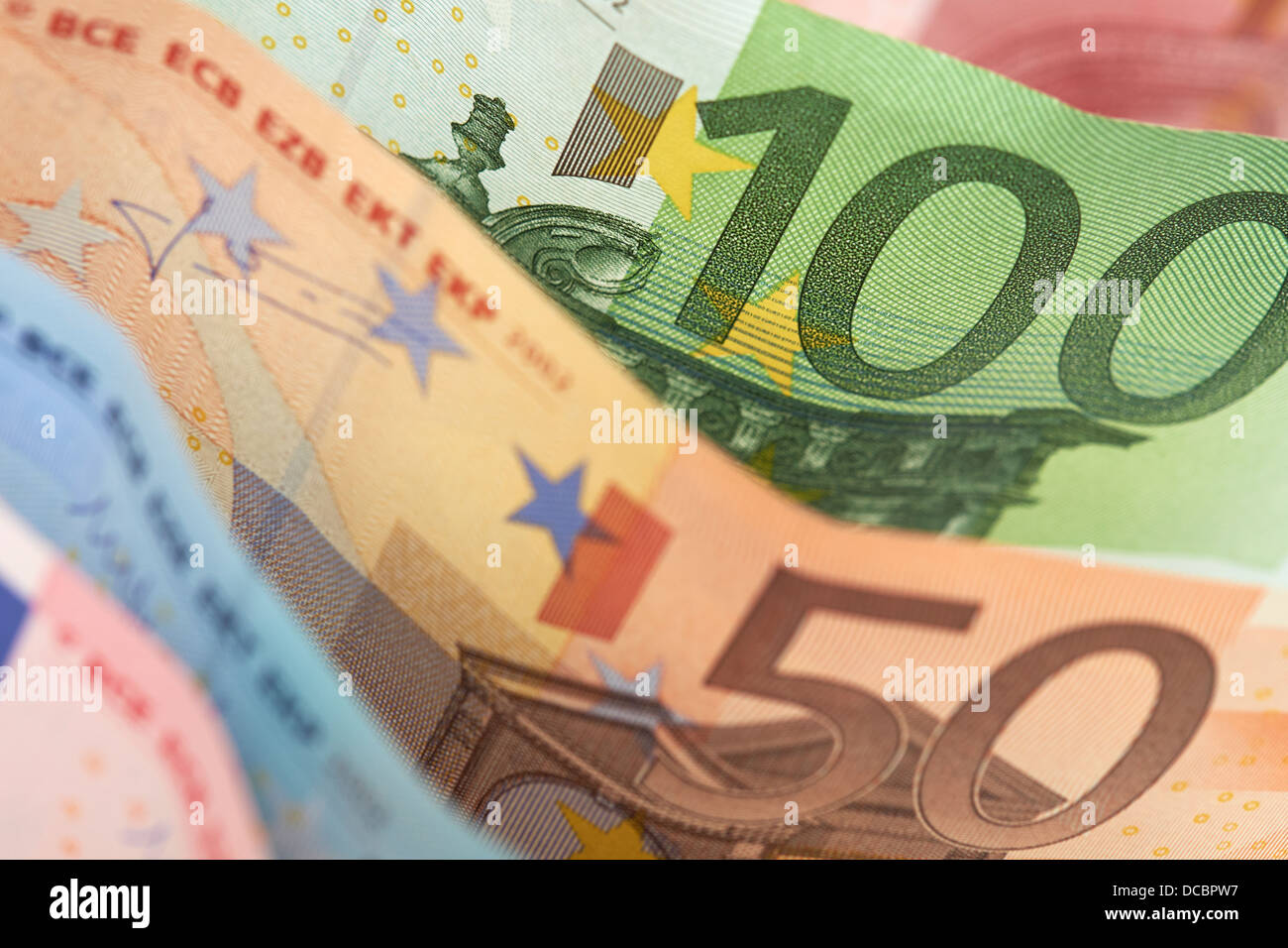 European Bank notes, Euro currency from Europe, Euros Stock Photo - Alamy
