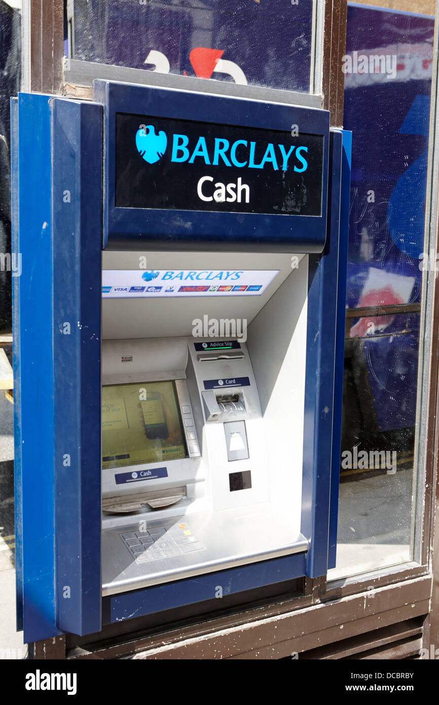 Barclays bank cash machine hi-res stock photography and images - Alamy