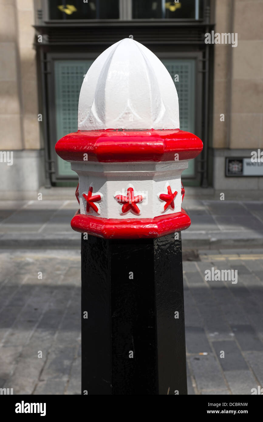 City of London Marker Post Stock Photo - Alamy