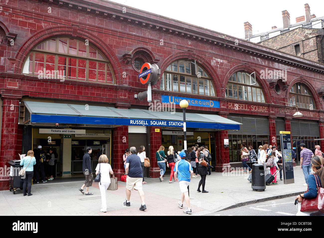 Russell square station london hi-res stock photography and images - Alamy