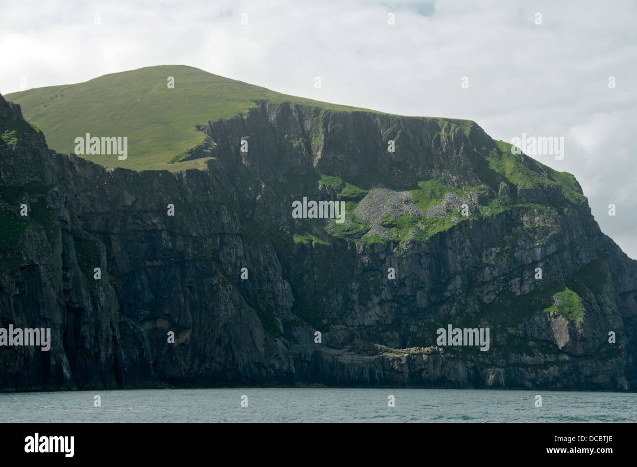The cliffs of Conachair, Hirta, St Kilda, Outer Hebrides, Scotland, UK ...