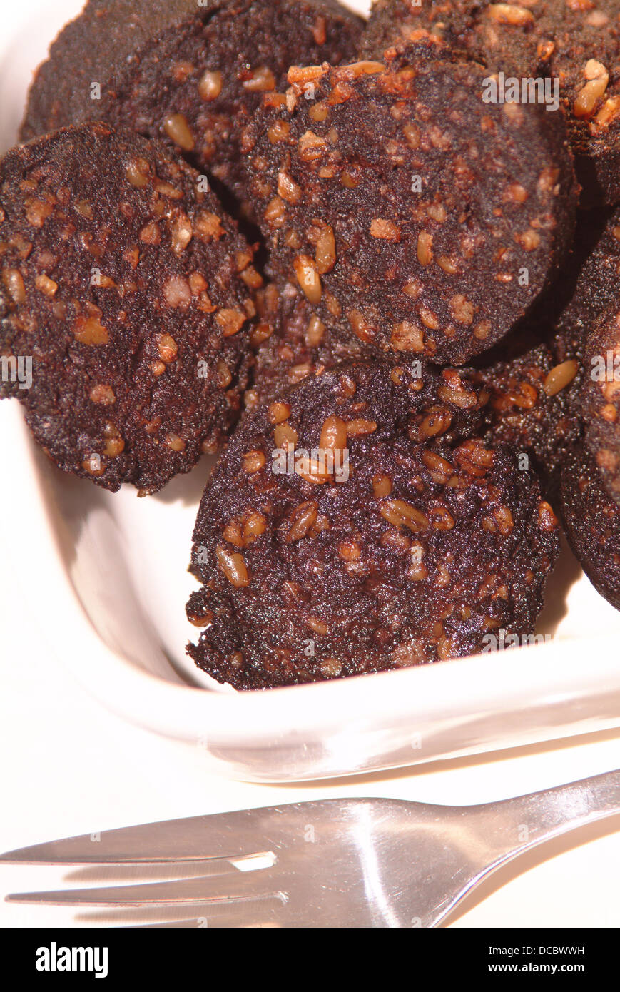 Black_pudding hi-res stock photography and images - Alamy