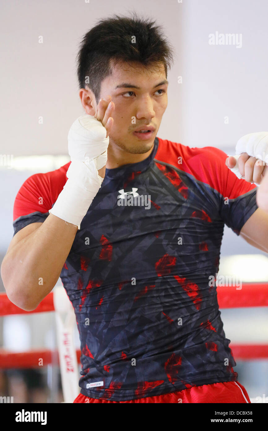 Tokyo, Japan. 14th August 2013. Ryota Murata, August, 2013 - Boxing ...