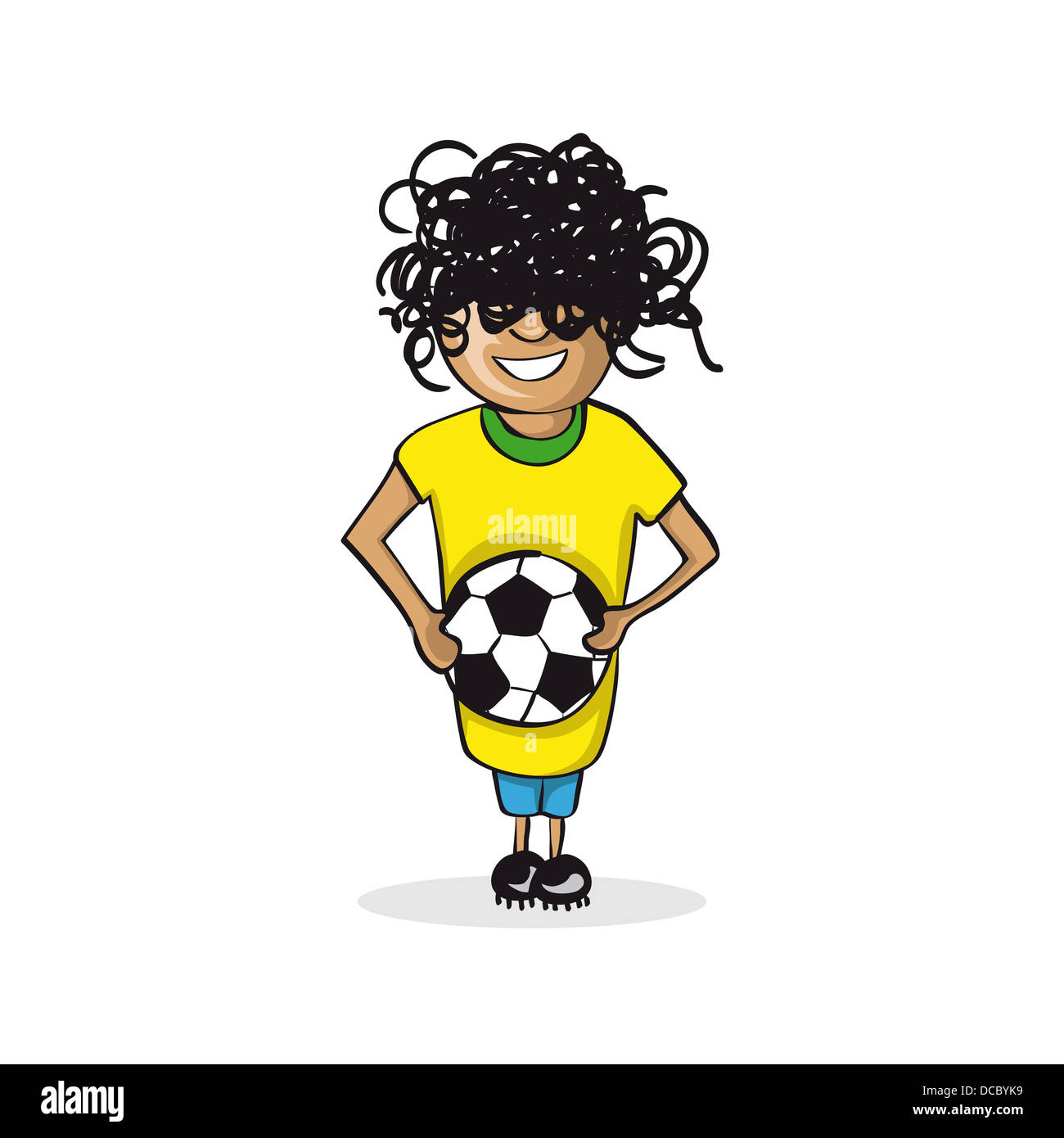 Professional career football player man work success illustration ...