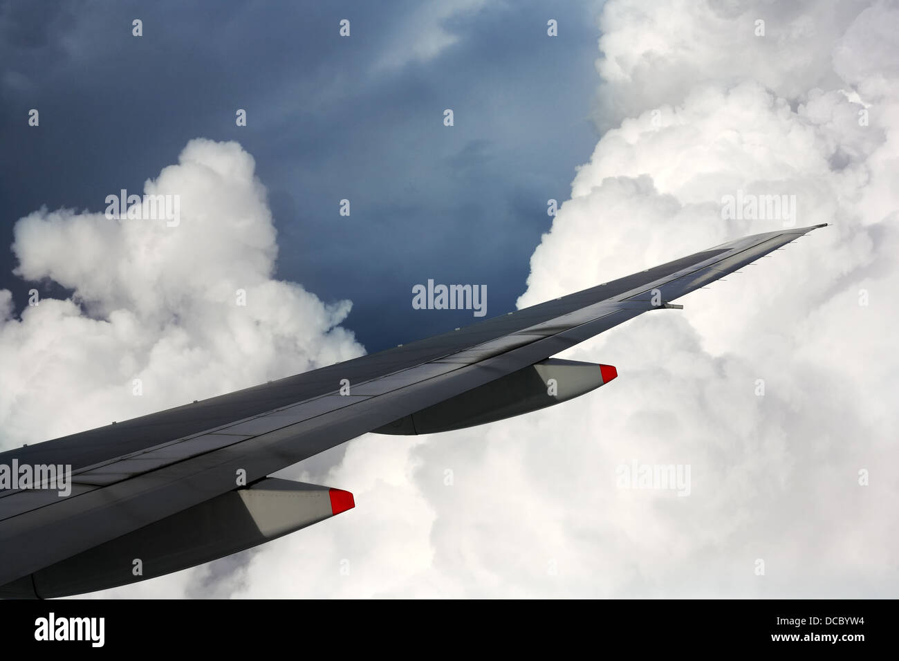 Wing of the plane Stock Photo - Alamy