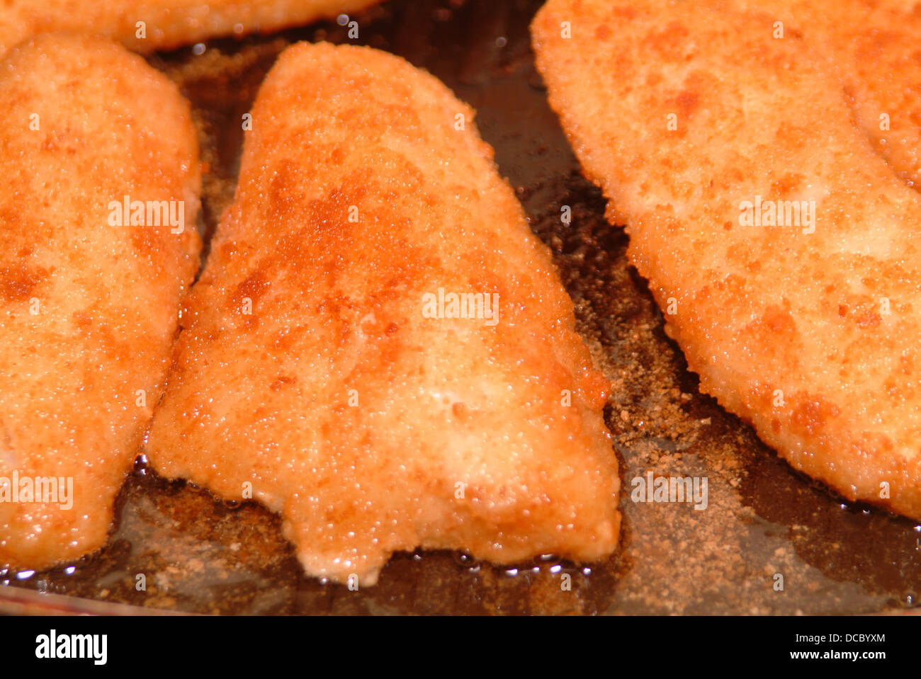 some fried fish filet Stock Photo - Alamy