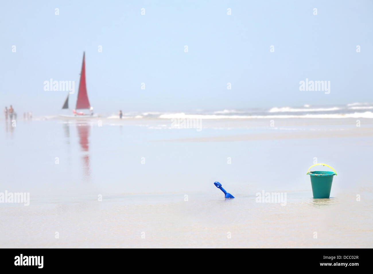 Relaxing Beach scenario Stock Photo - Alamy