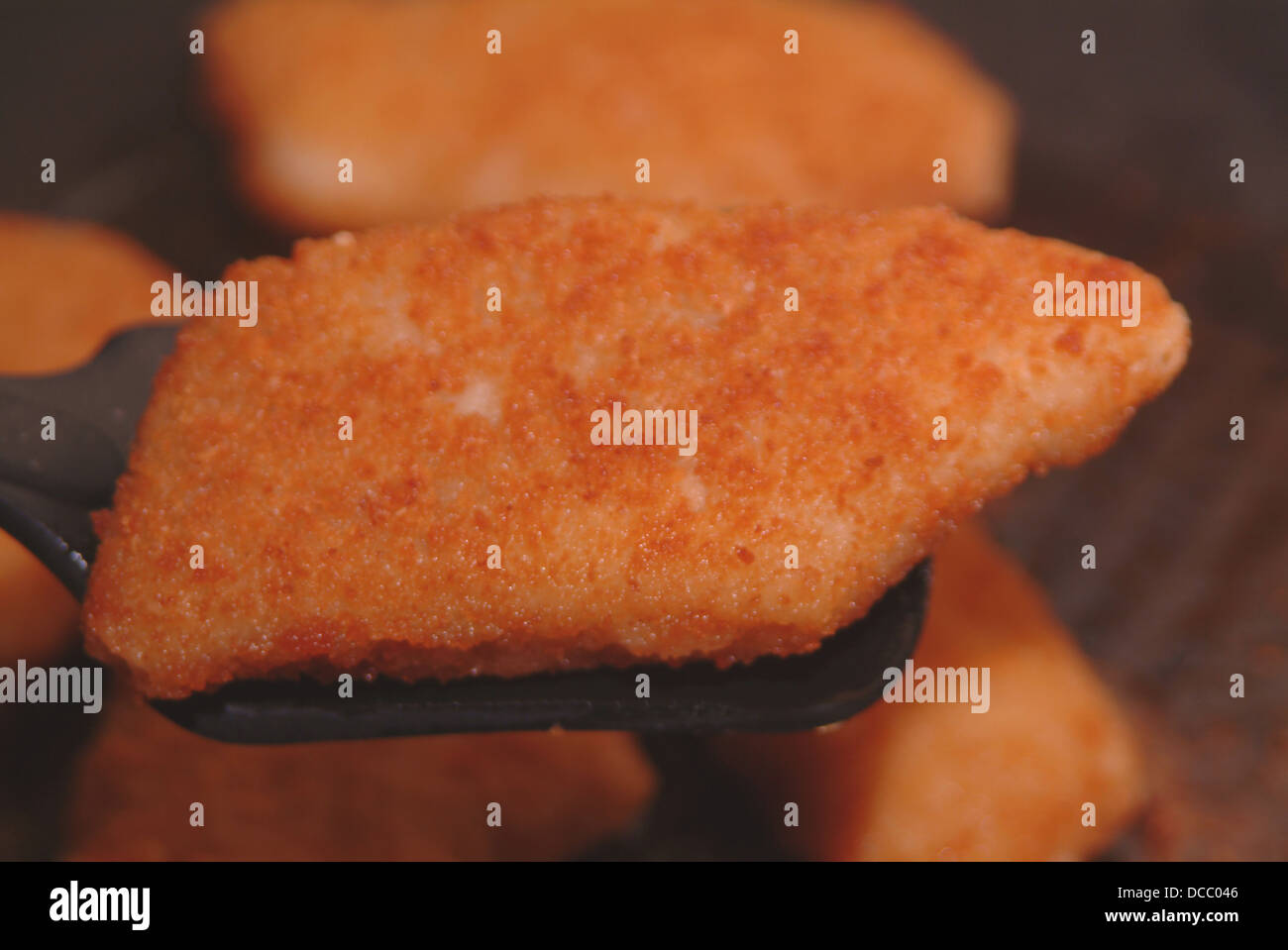 some fried fish filet Stock Photo - Alamy