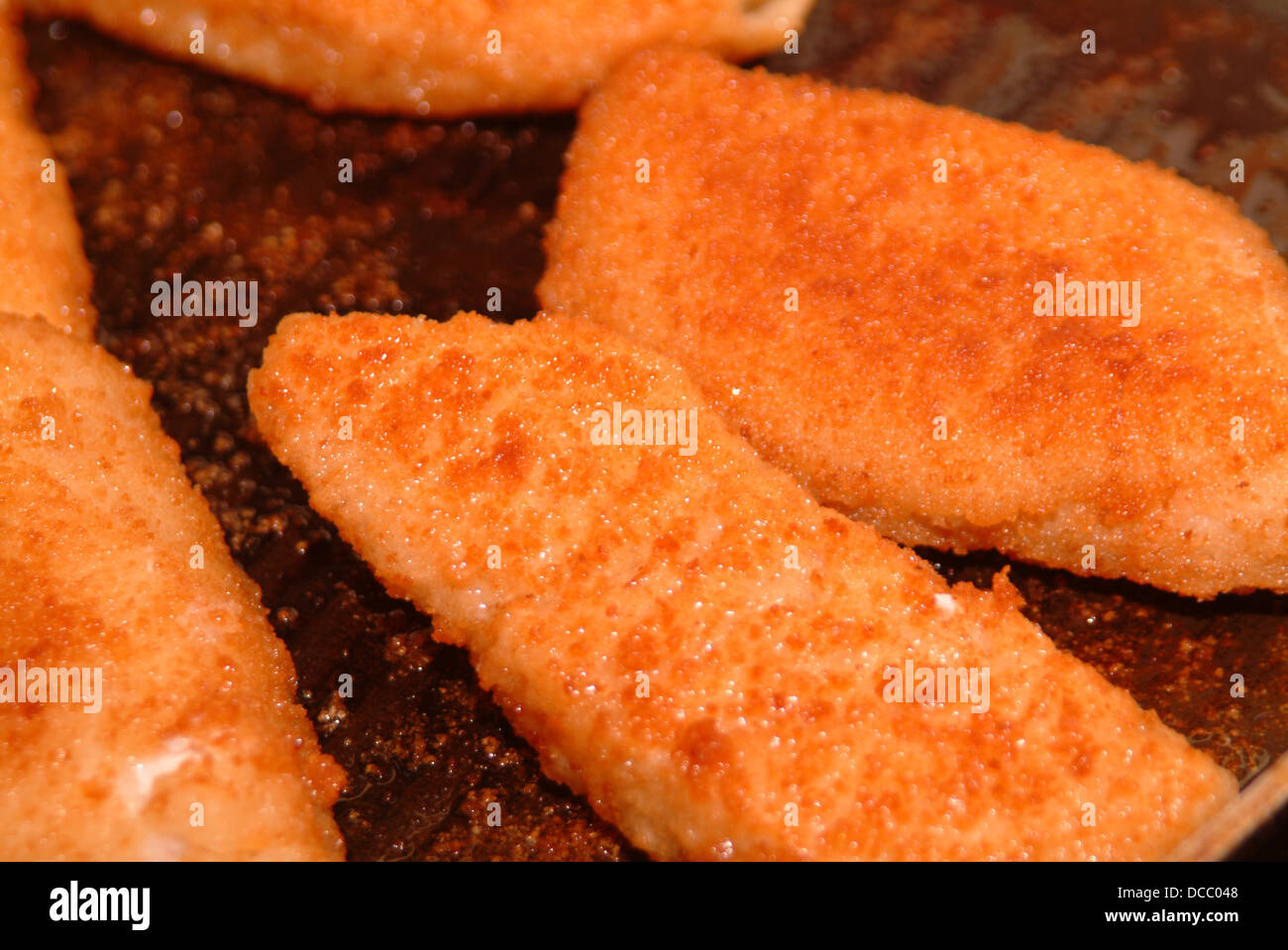 some fried fish filet Stock Photo - Alamy