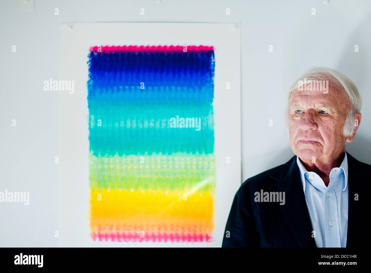 Artist Heinz Mack stands in his studio in Moenchengladbach, Germany, 30 ...