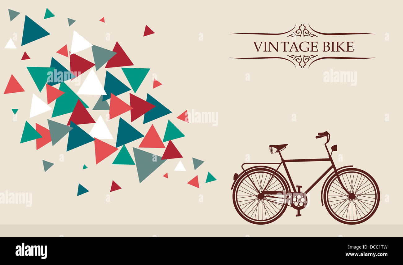 Vintage triangle frame hi-res stock photography and images - Alamy