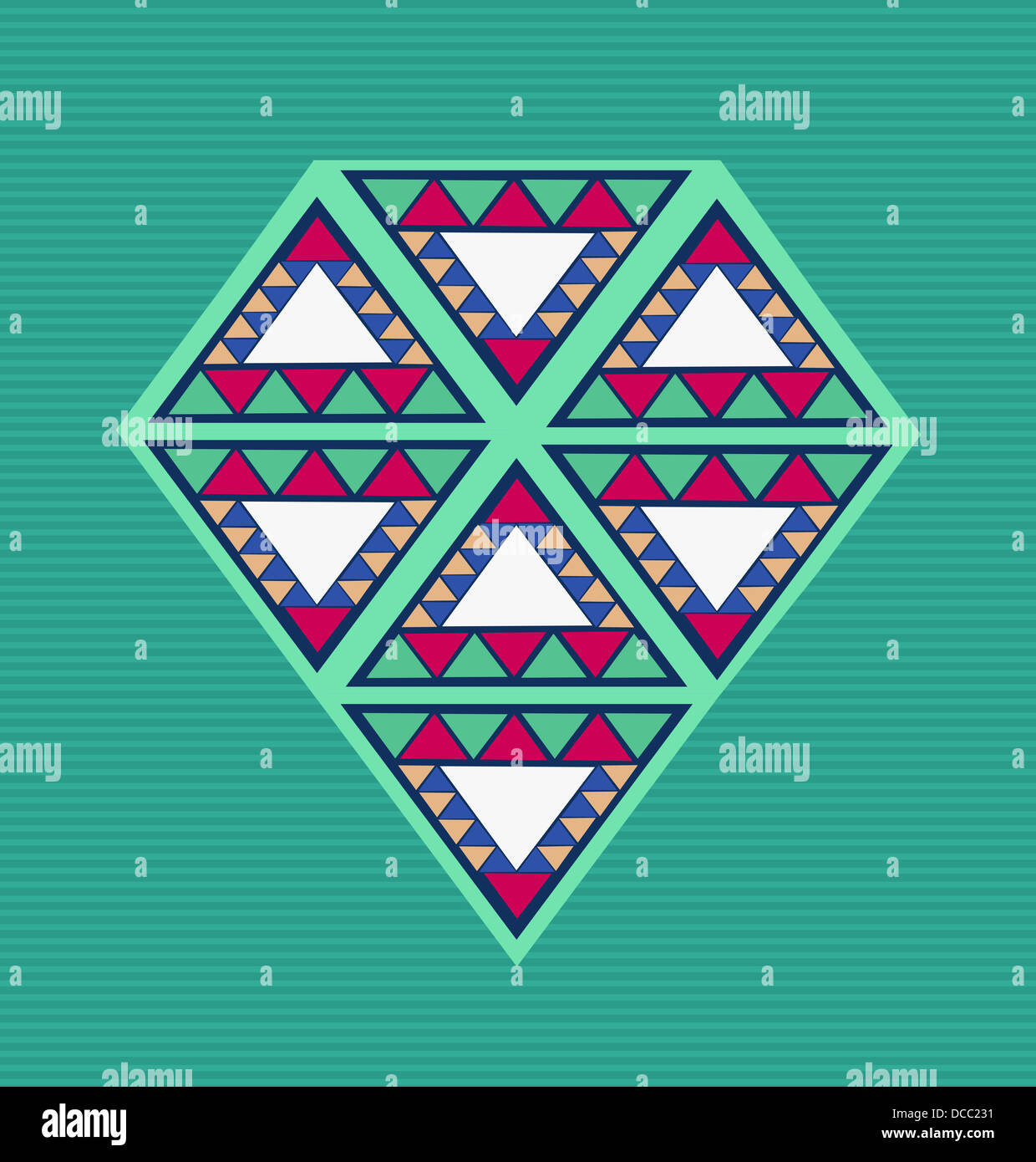 Trendy colorful abstract triangles illustration. Vector file layered ...