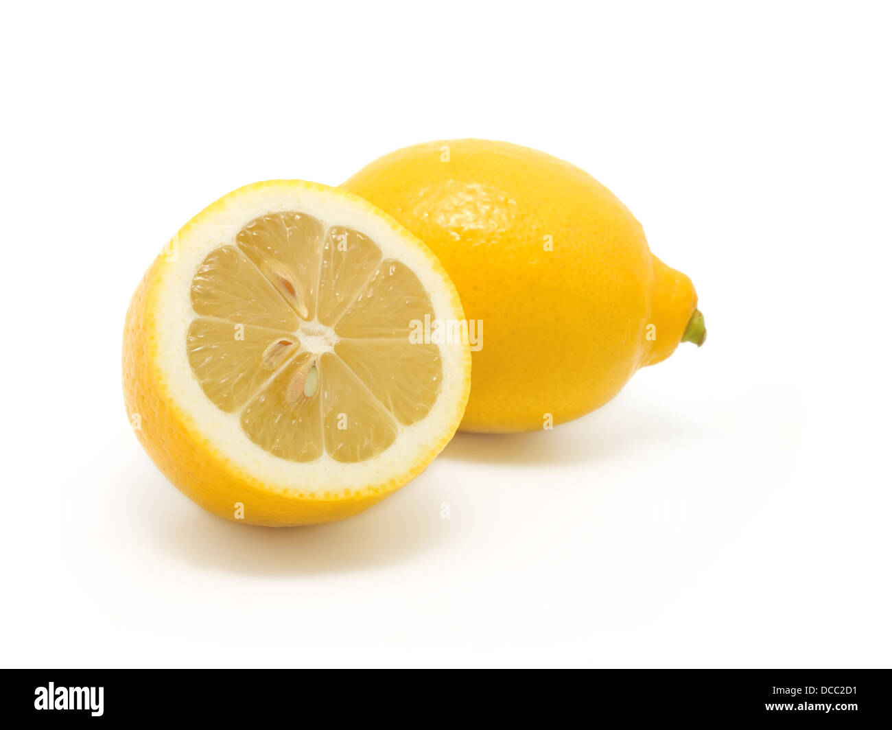 Green lemon on white hi-res stock photography and images - Alamy