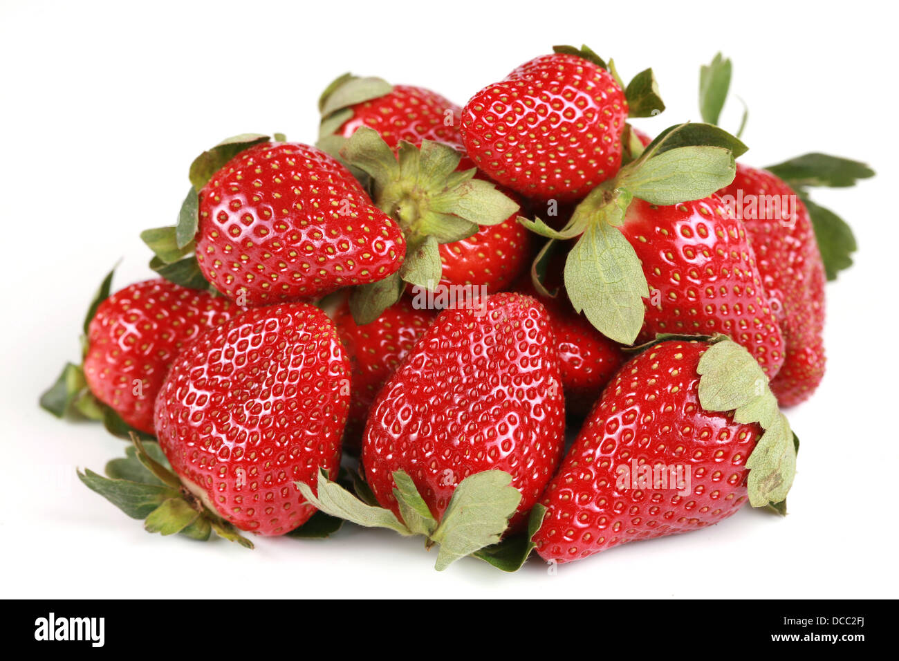 Strawberries plant Cut Out Stock Images & Pictures - Alamy