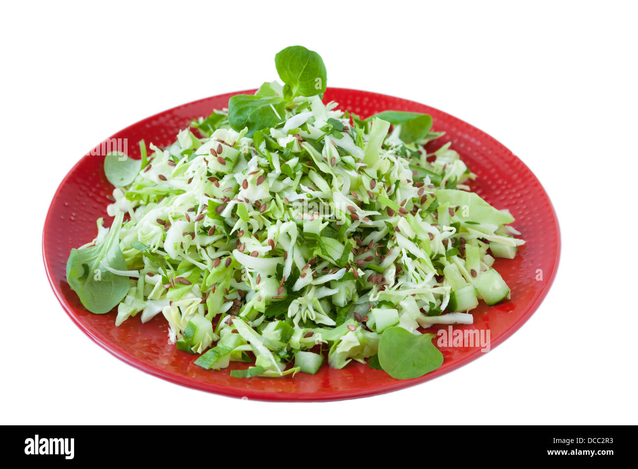 Shredded red cabbage isolated Cut Out Stock Images & Pictures - Alamy