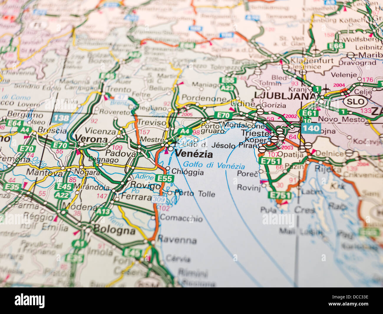 Topography map venice hi-res stock photography and images - Alamy