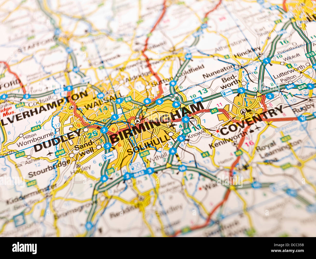Map birmingham hi-res stock photography and images - Alamy