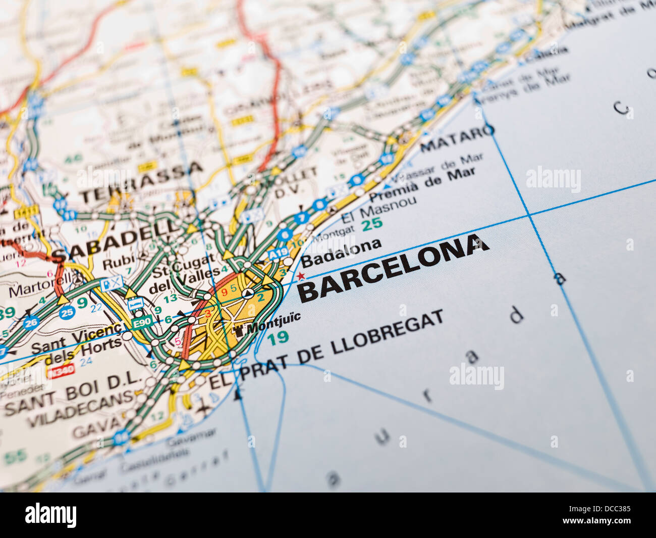Locator Map Of Barcelona