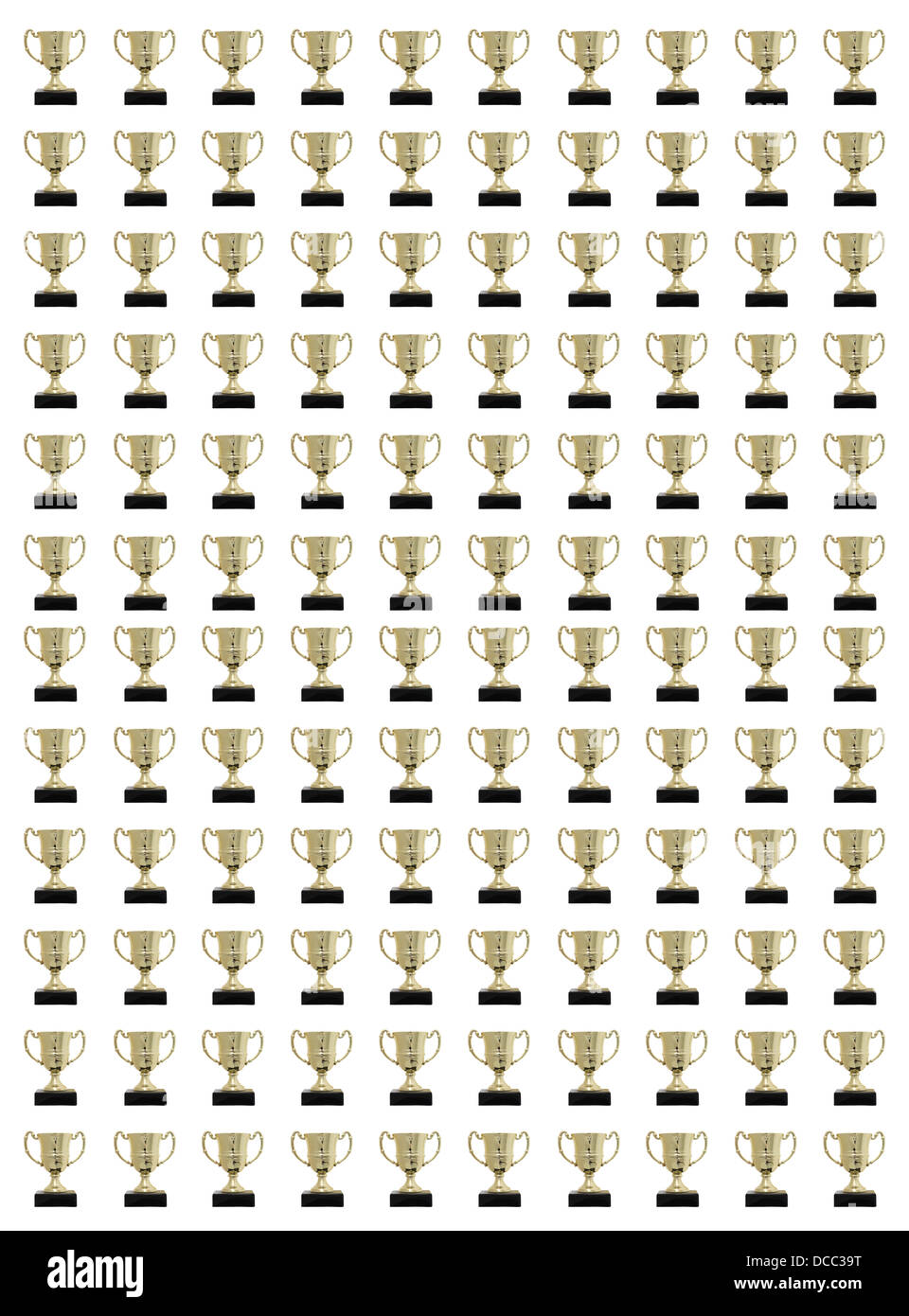 Collage of Trophys Stock Photo - Alamy