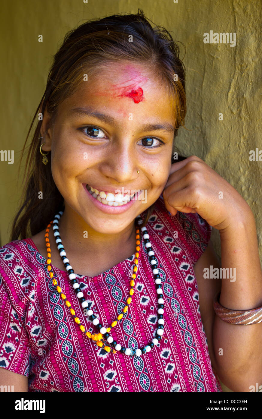Bindi hindu nepal hi-res stock photography and images - Alamy