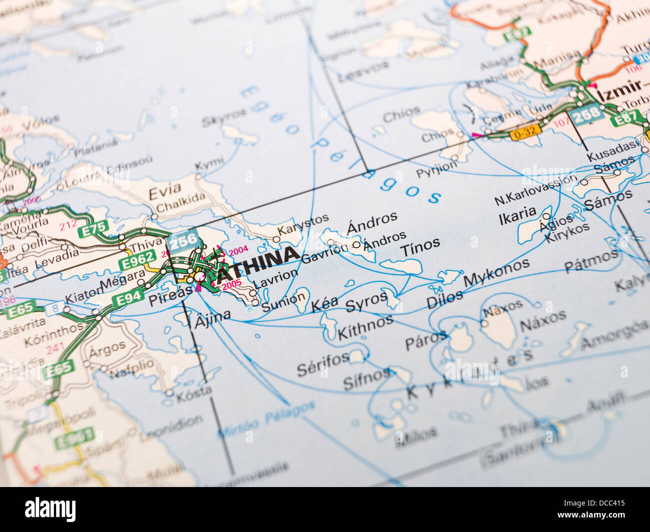 Greece relief map hi-res stock photography and images - Alamy