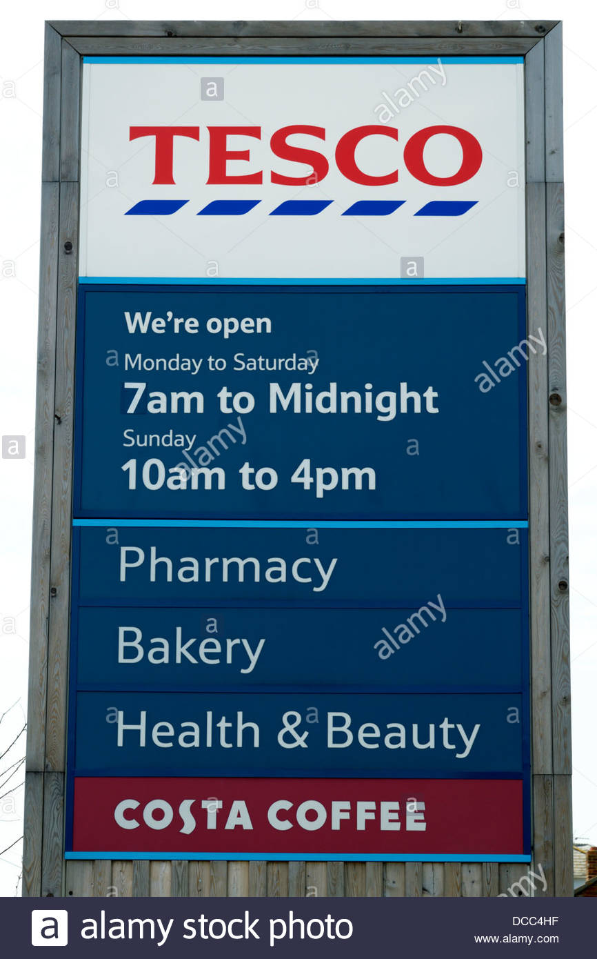 Closeup Of Tesco Sign High Resolution Stock Photography and Images - Alamy