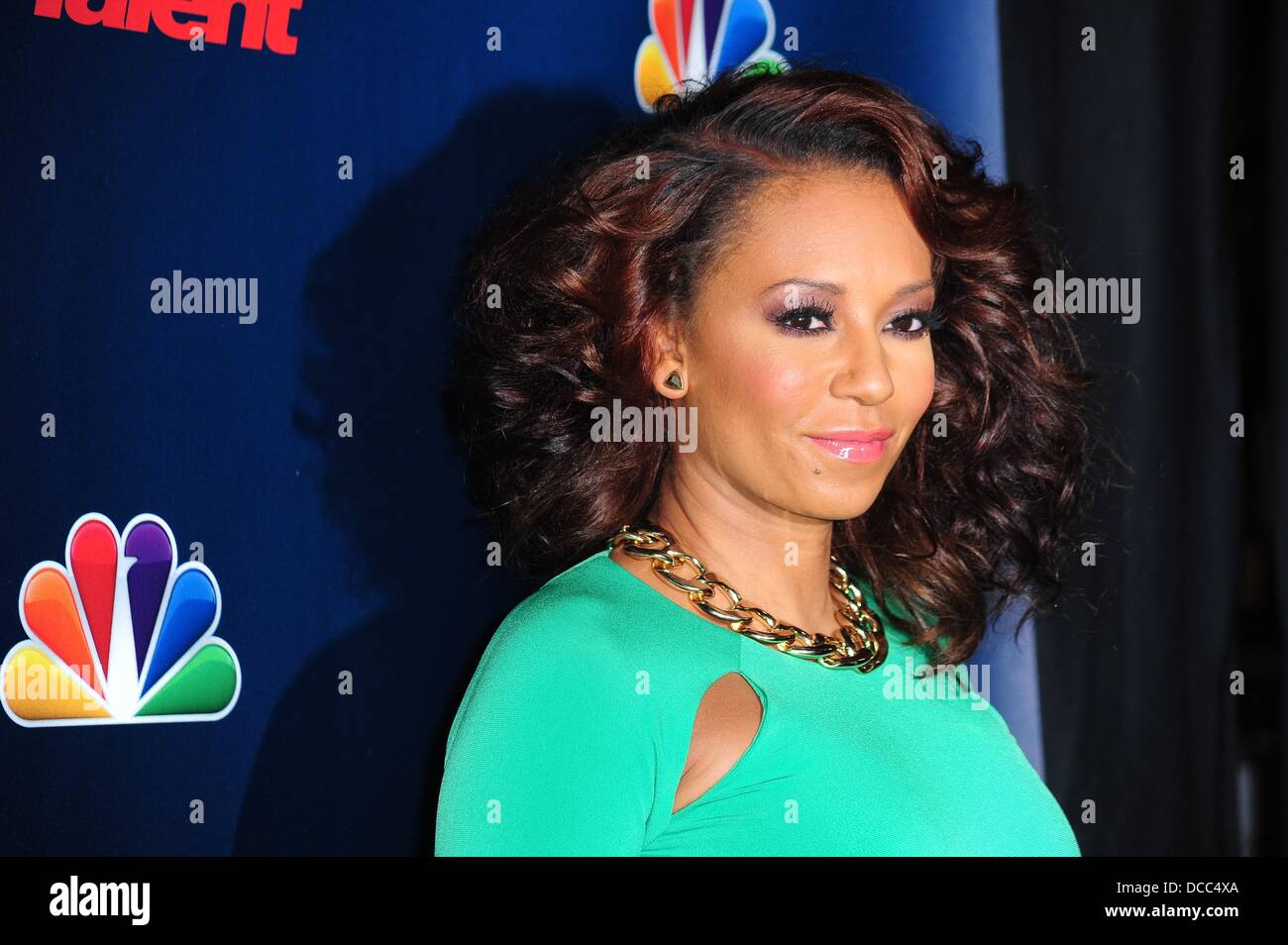 New York, NY. 14th Aug, 2013. Mel B at arrivals for America's Got ...