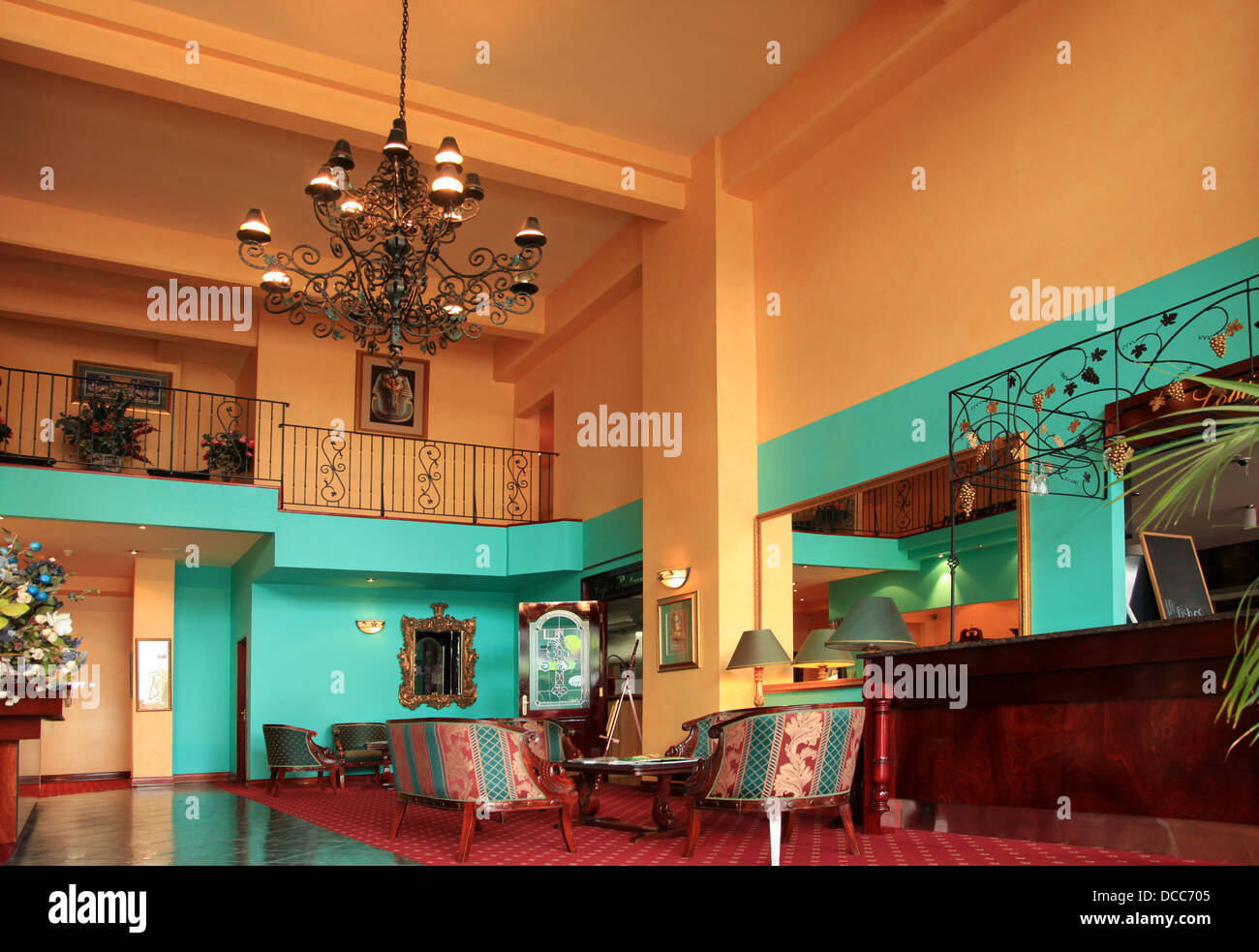 Interior of hotel Stock Photo - Alamy