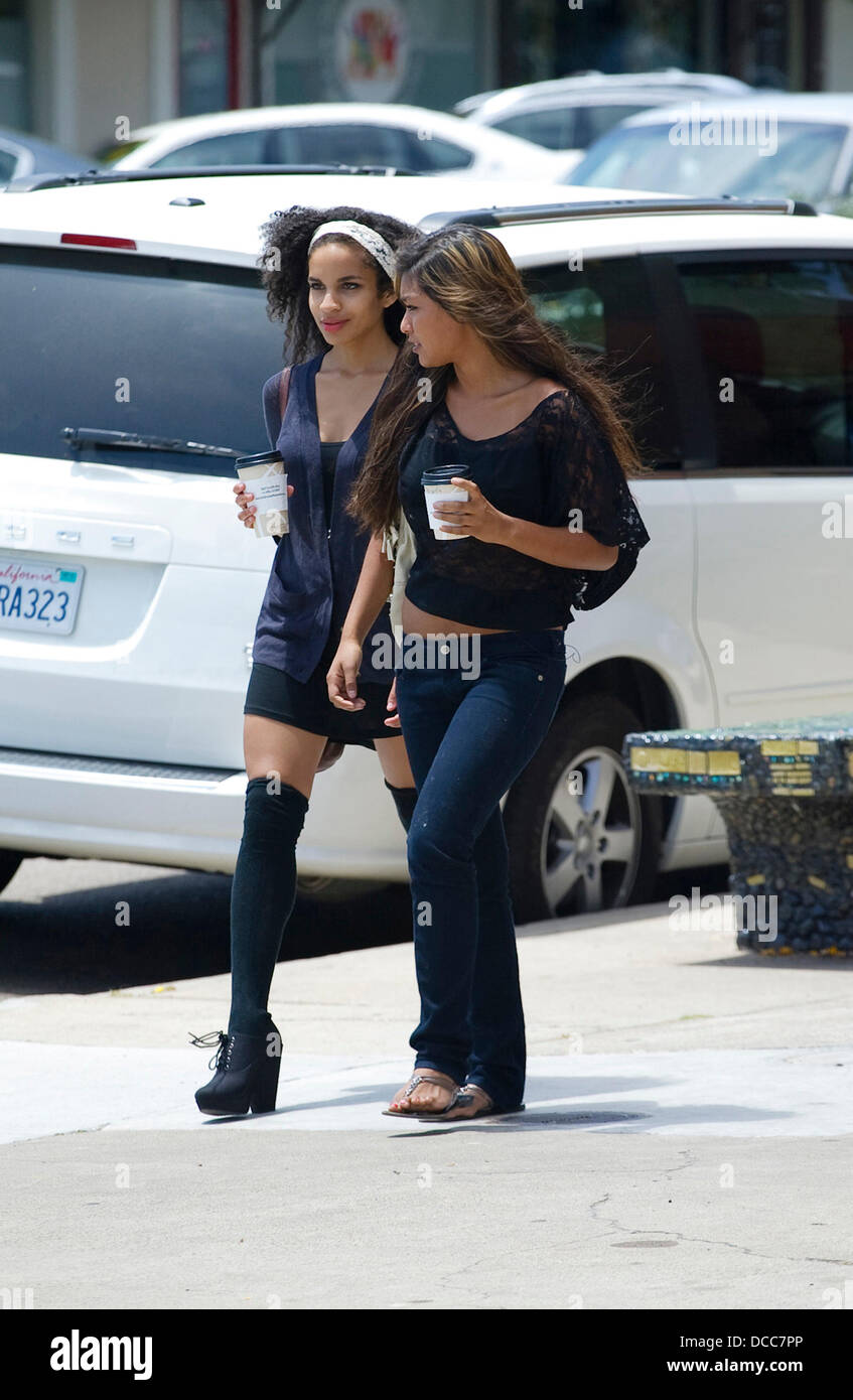 Alexandra Govere and Priscilla Mendez filming MTV's Real World La Jolla ...