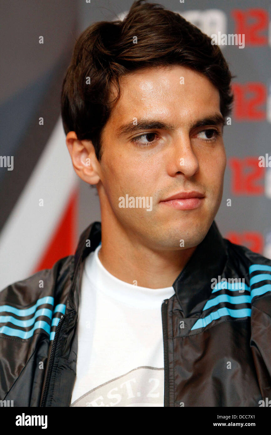 Brazilian football sensation and Real Madrid player 'Kaka' promotes the ...