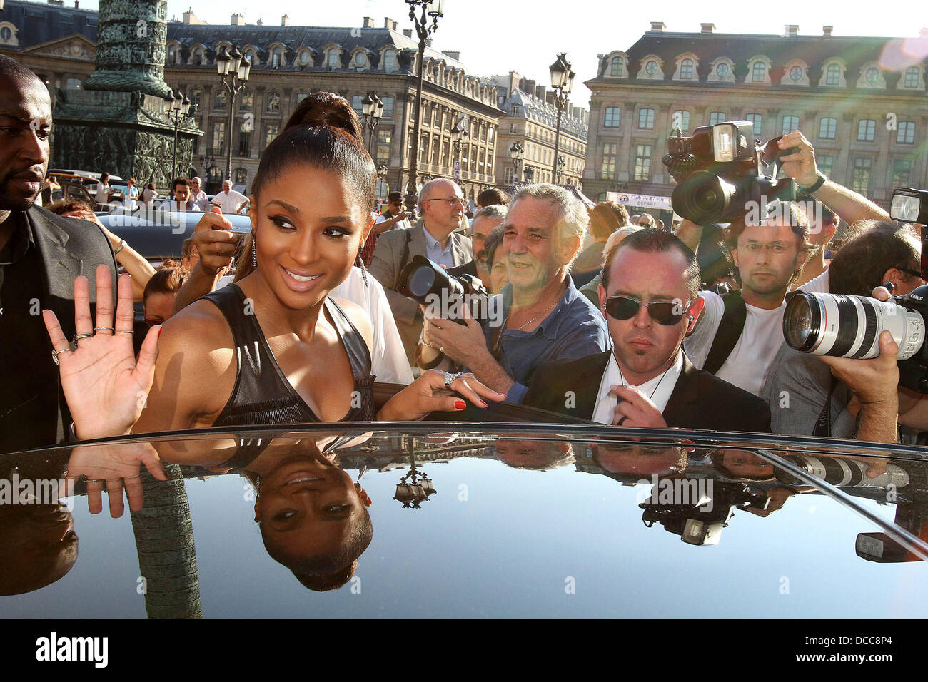 Singer, Ciara Harris at the Paris Fashion Week Spring/Summer 2012 Ready ...