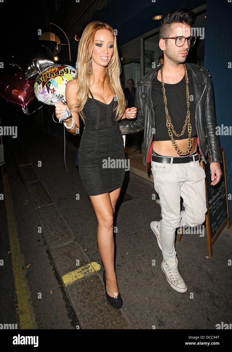 Lauren Pope, heading for Shadow Lounge after celebrating Lauren Pope's ...