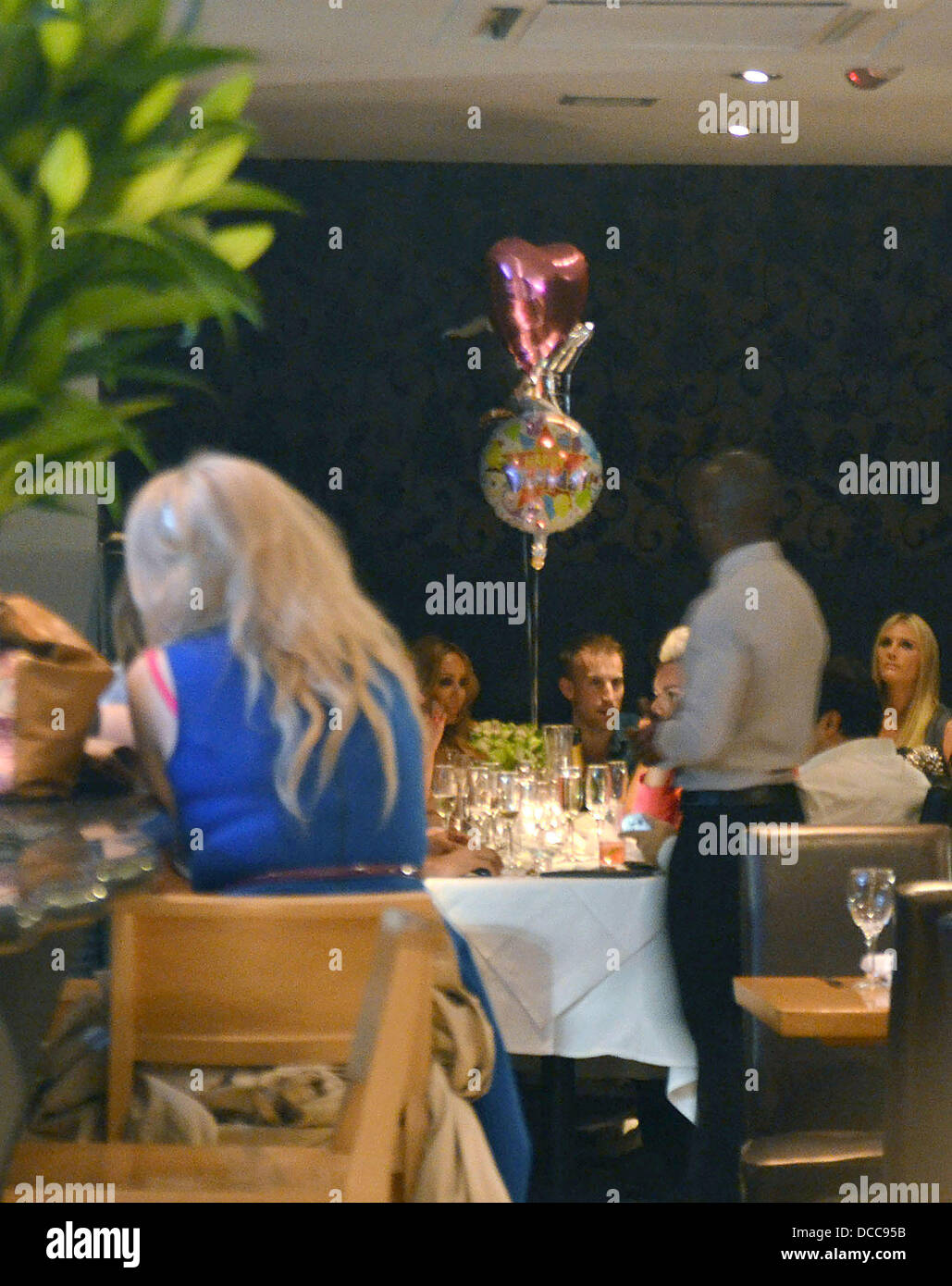 Lauren Pope, inside the restaurant celebrating her birthday bash at ...