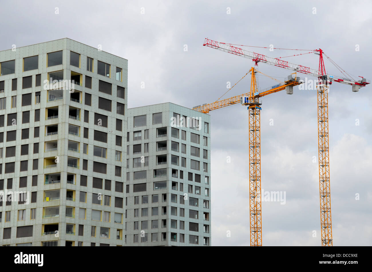 Build up of modern buildings in Antwerp Stock Photo - Alamy