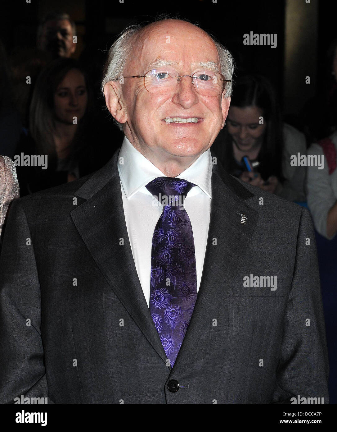 Michael D. Higgins Celebrities outside the RTE studios for The Late ...
