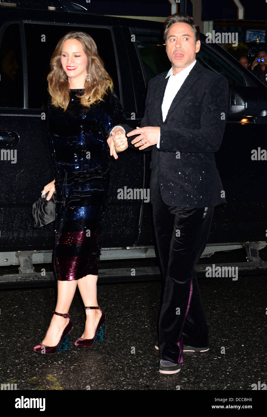 Robert Downey Jr attending Stings Birthday Rainforest Gala New York ...