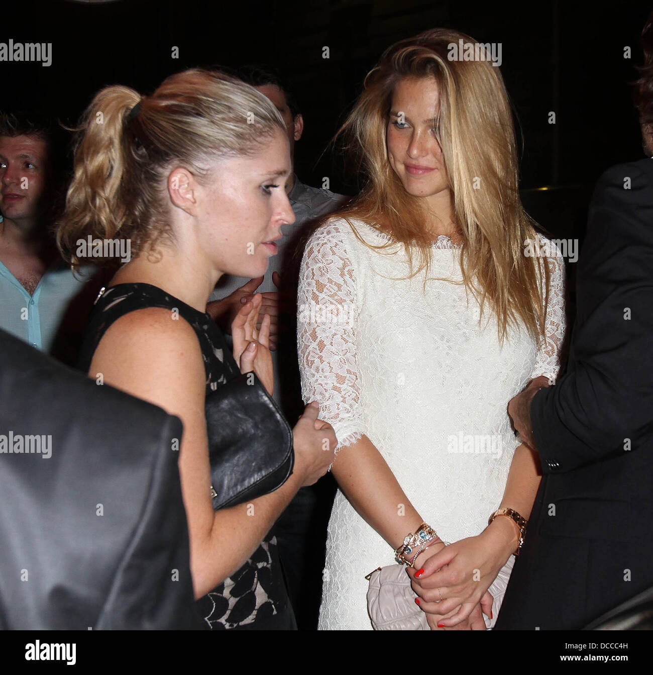 Bar Refaeli leaving Raspoutine club with a friend Paris, France - 01.10 ...