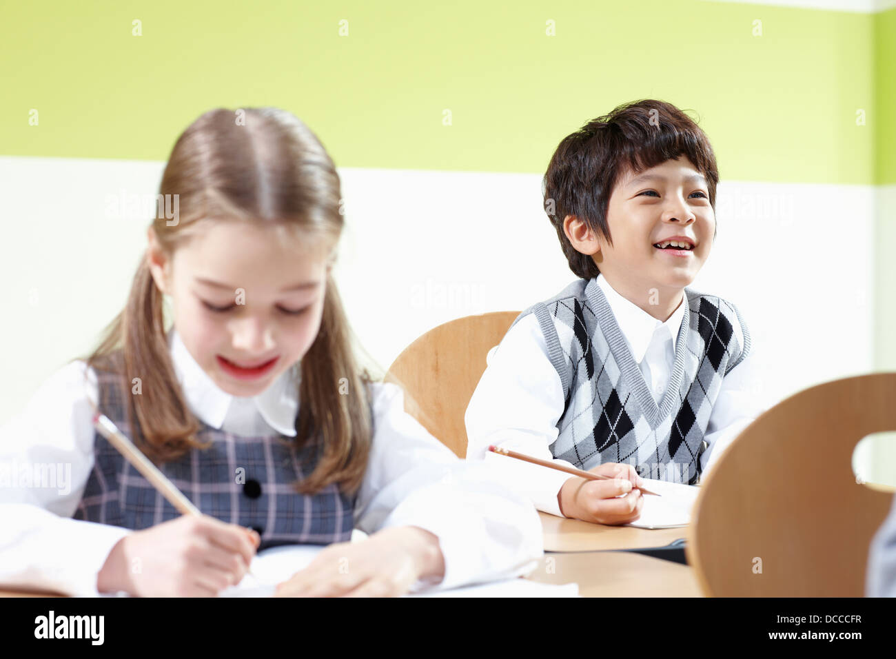 students enjoying in a classroom Stock Photo - Alamy