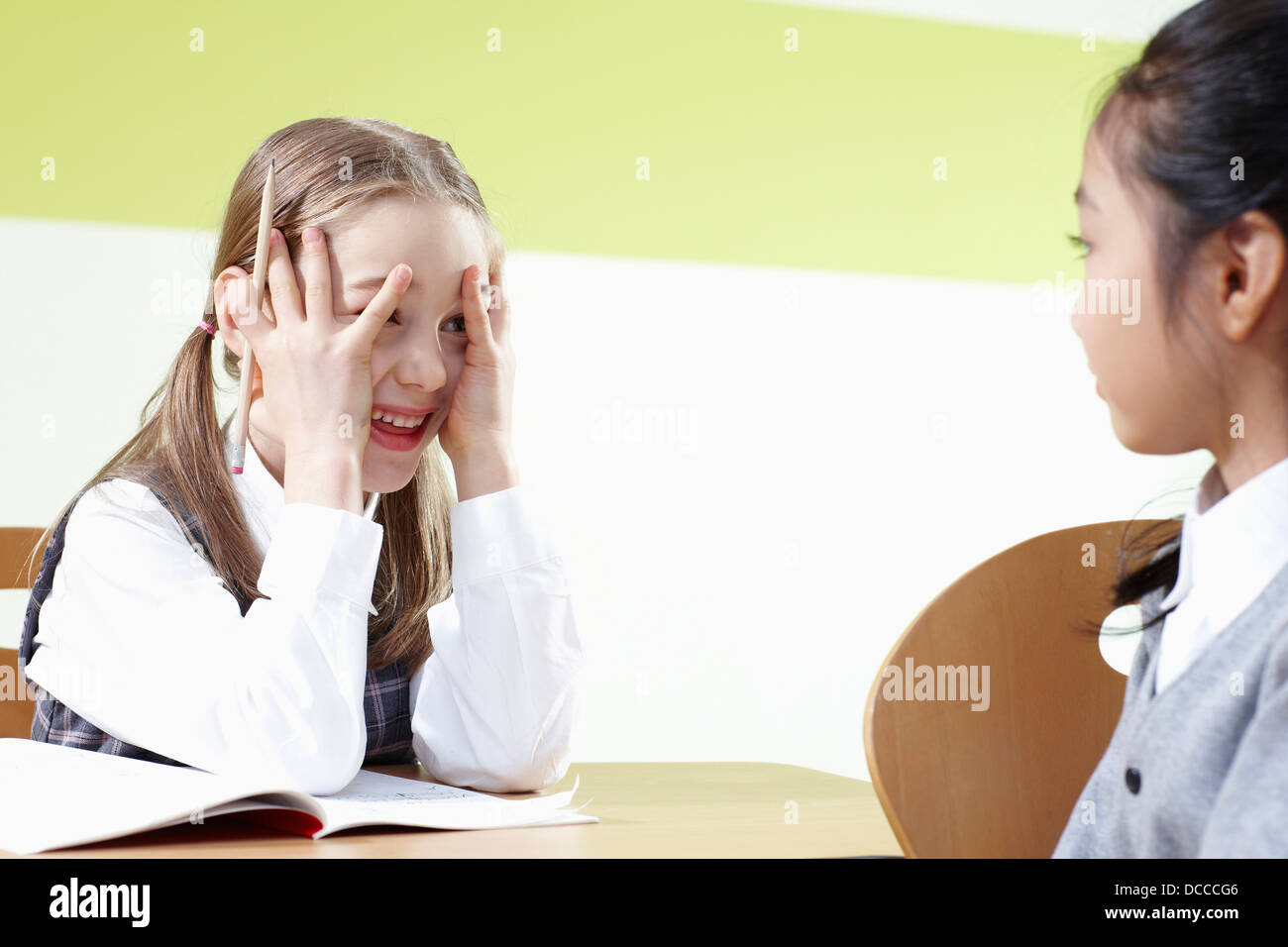 Students helping other classroom hi-res stock photography and images ...