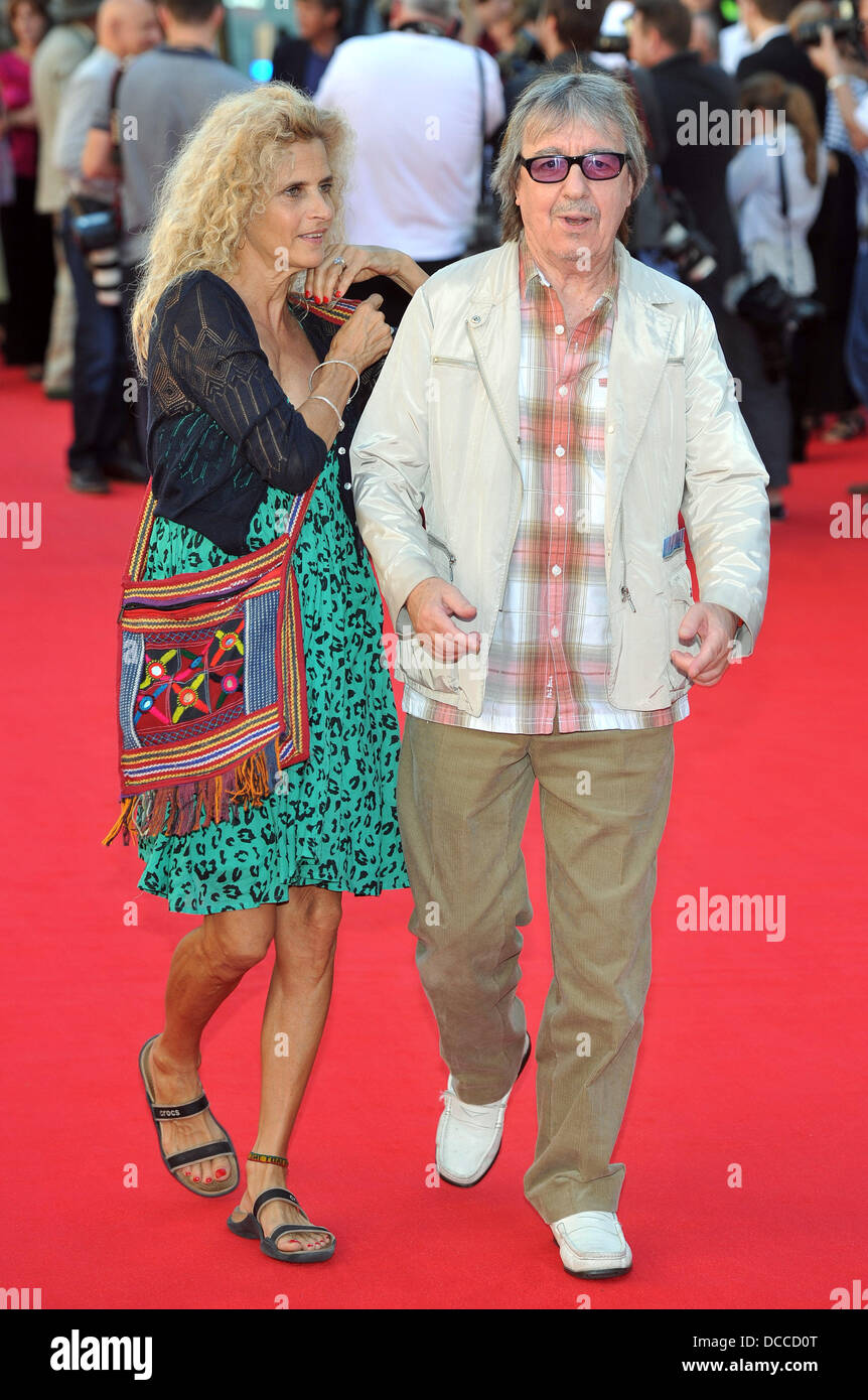 Bil Wyman and Molly Wyman George Harrison UK film premiere held at the ...