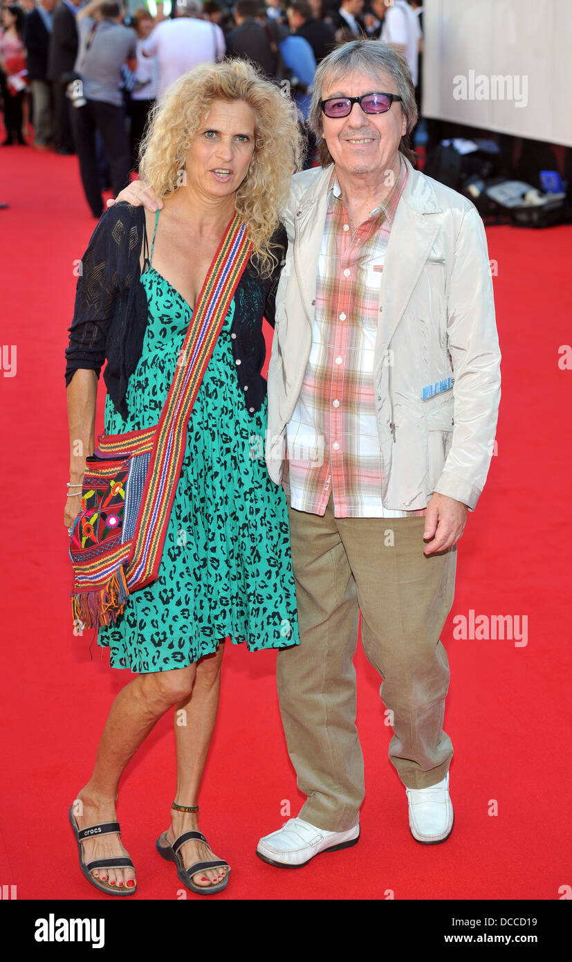 Bil Wyman and Molly Wyman George Harrison UK film premiere held at the ...