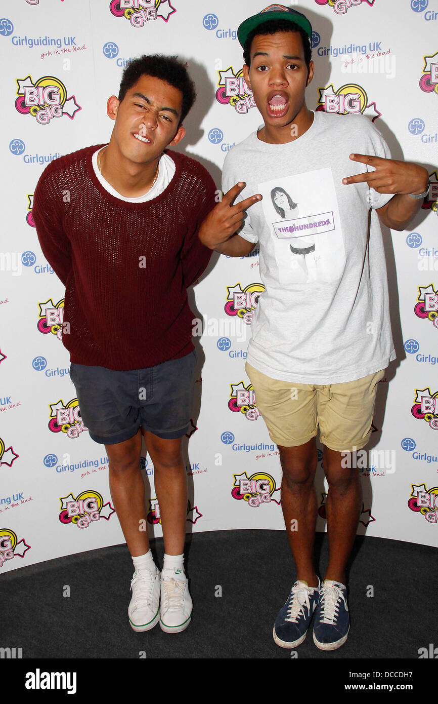 Harley Alexander and Jordan Stephens of Rizzle Kicks, at the Girl ...