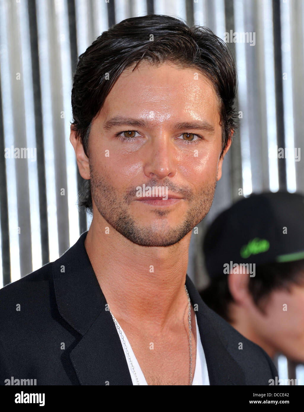 Jason Behr Los Angeles premiere of "Real Steel" held at Universal City ...